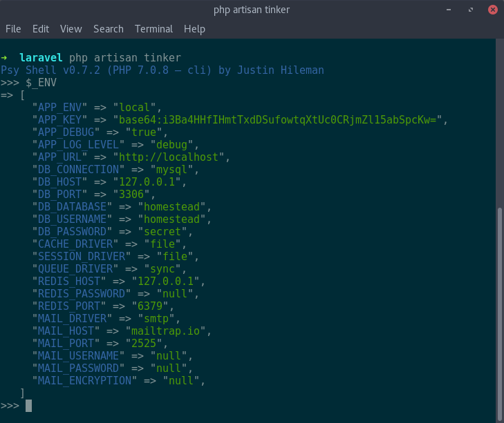 Laravel 52 Dot Env Environment Configuration Situsali