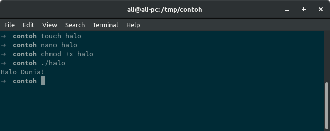Situsali - Belajar Bash Script - Mengenal Shebang